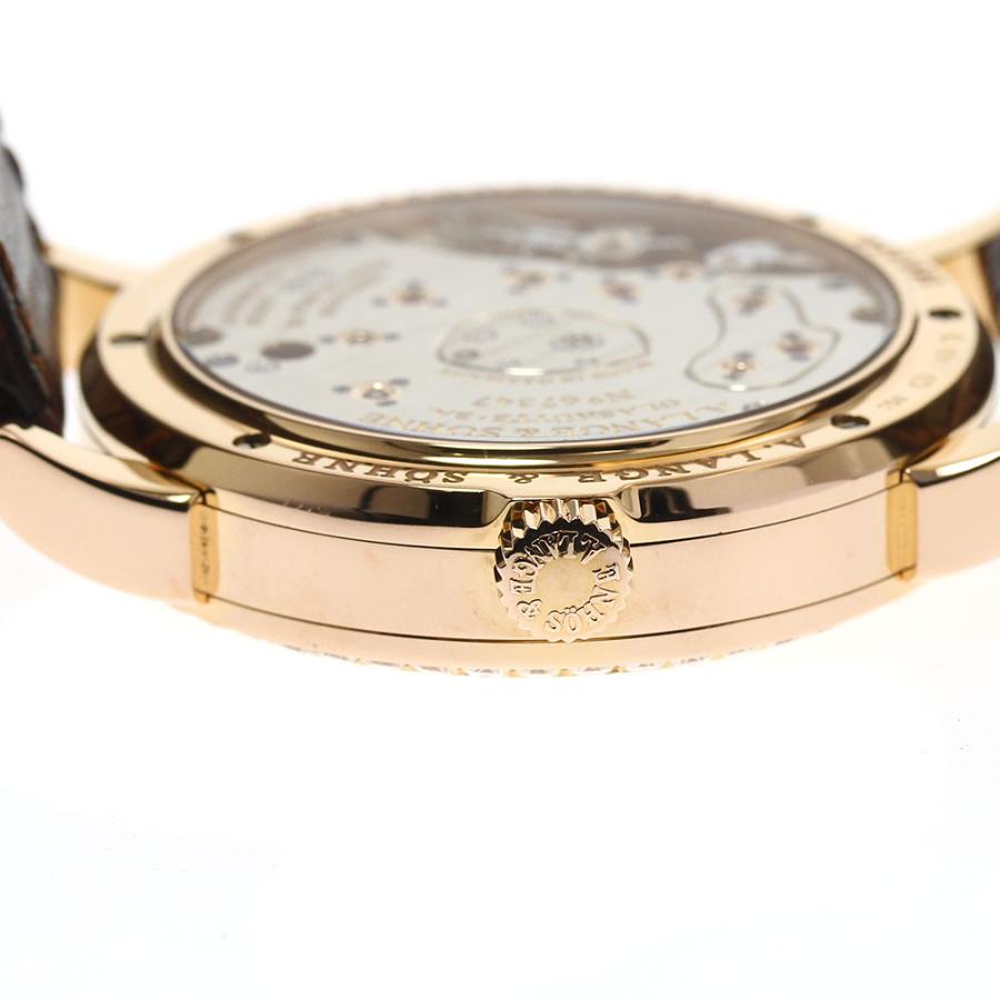ランゲ＆ゾーネ A.LANGE＆SOHNE 180350 LS1014ZA/802.037 ランゲ1 K18PG ダイヤベゼル 手巻き メンズ 良品 箱付き_764924 : CLOSER ...