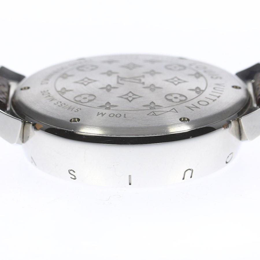 LOUIS VUITTON（ルイ・ヴィトン） LOUIS VUITTON Q1111 タンブール デイト クォーツ メンズ 良品 ...