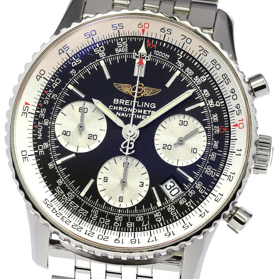 ブライトリング BREITLING A23322 ナビタイマー クロノグラフ 自動巻き メンズ 良品 _765424 :765424 ...