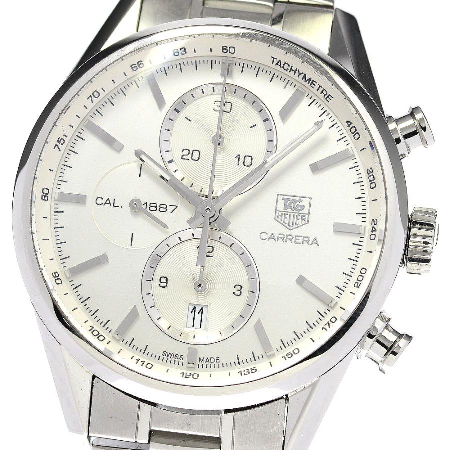 TAG HEUER（タグ・ホイヤー） TAG HEUER CAR2111-4 カレラ キャリバー1887 クロノグラフ デイト 自動巻き ...