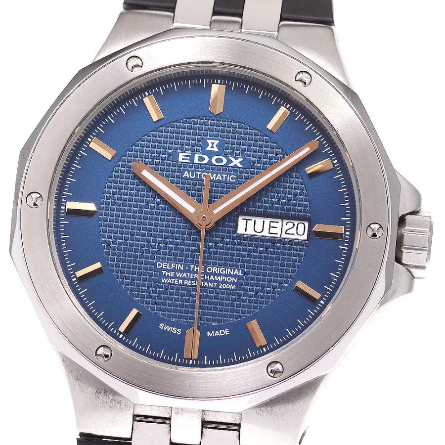 EDOX（エドックス） EDOX 88005 デルフィン デイデイト 自動巻き メンズ 良品 保証書付き_765600 : CLOSER ...