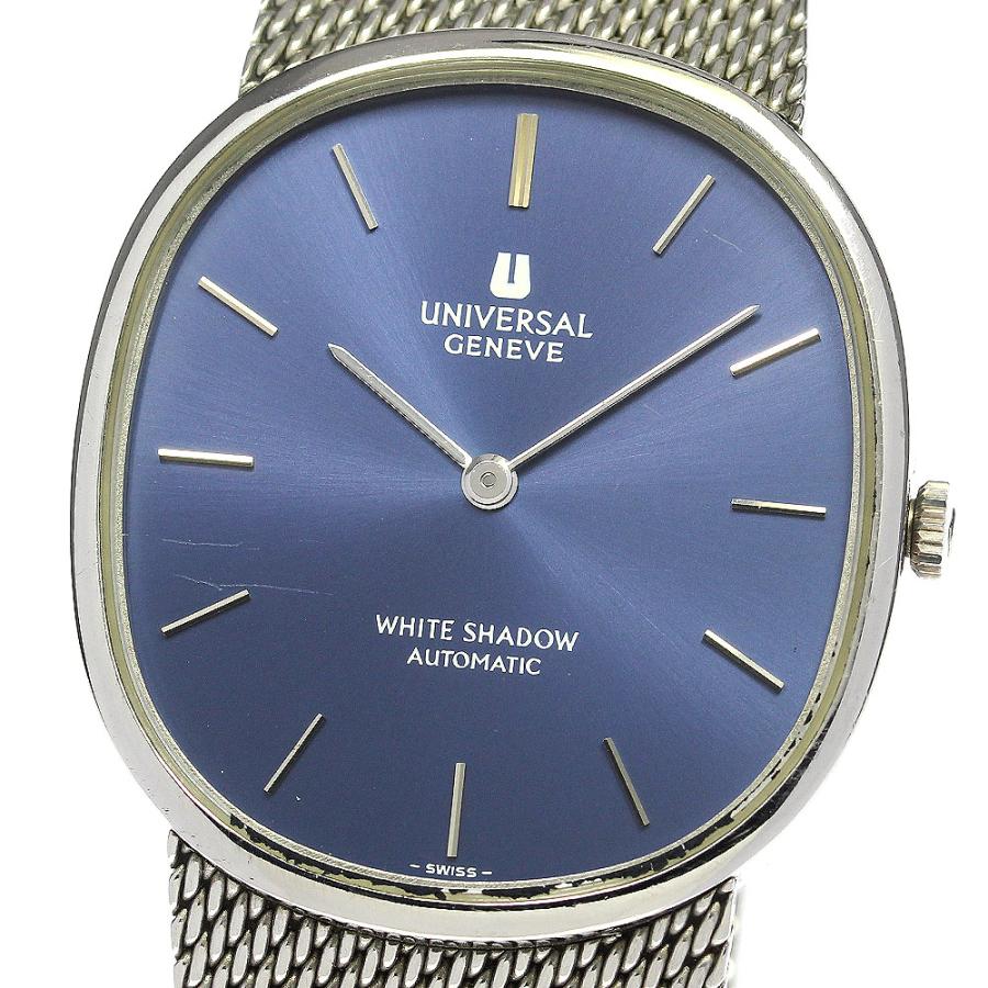 UNIVERSAL GENEVE ユニバーサルジュネーブ Universal Geneve ホワイトシャドウ Cal.2-66 自動巻き メンズ _765868 : CLOSER Yahoo ...