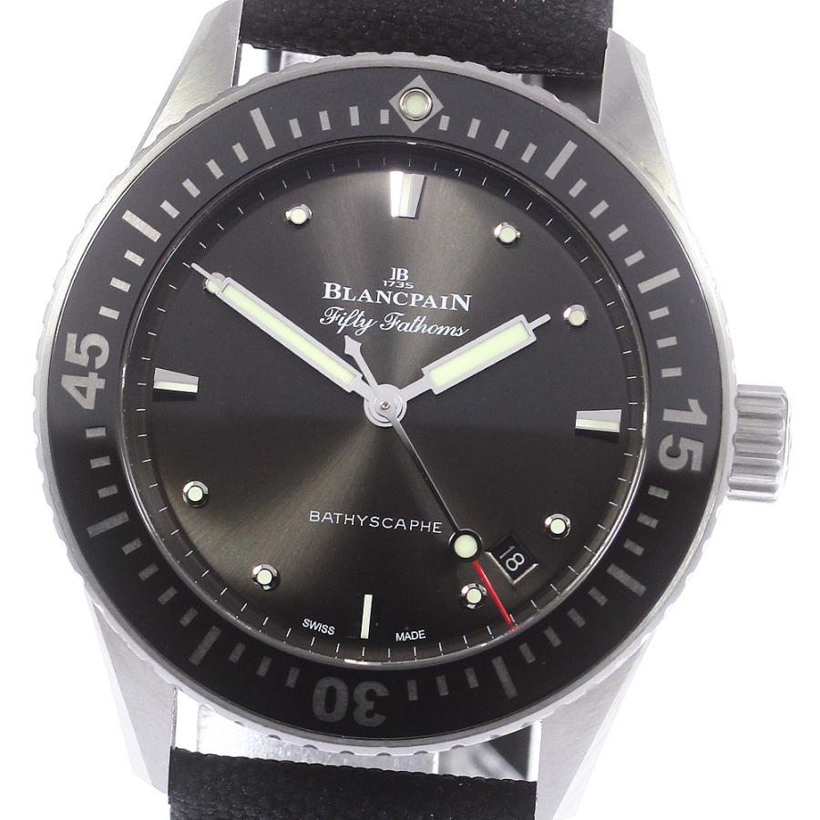 BLANCPAIN ブランパン Blancpain 5100B-1110-B52A フィフティ ファゾムス バチスカーフ デイト 自動巻き ...