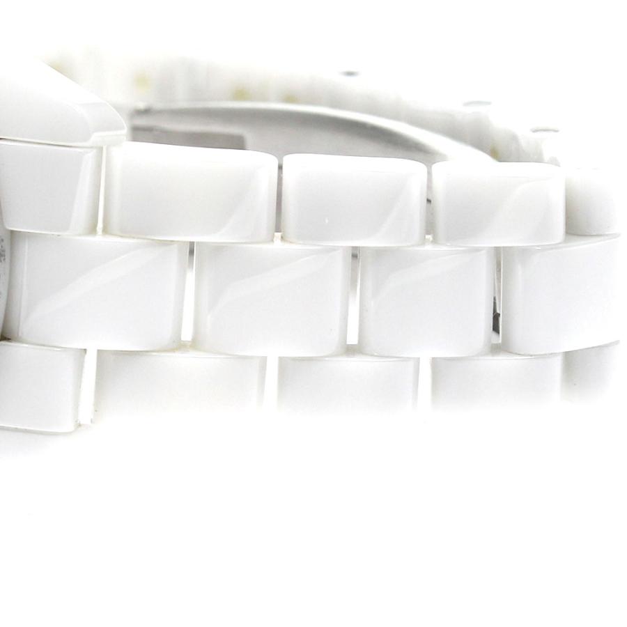 CHANEL（シャネル） CHANEL H1759 J12 38mm 白セラミック センターダイヤ 自動巻き メンズ 良品 保証書付き ...