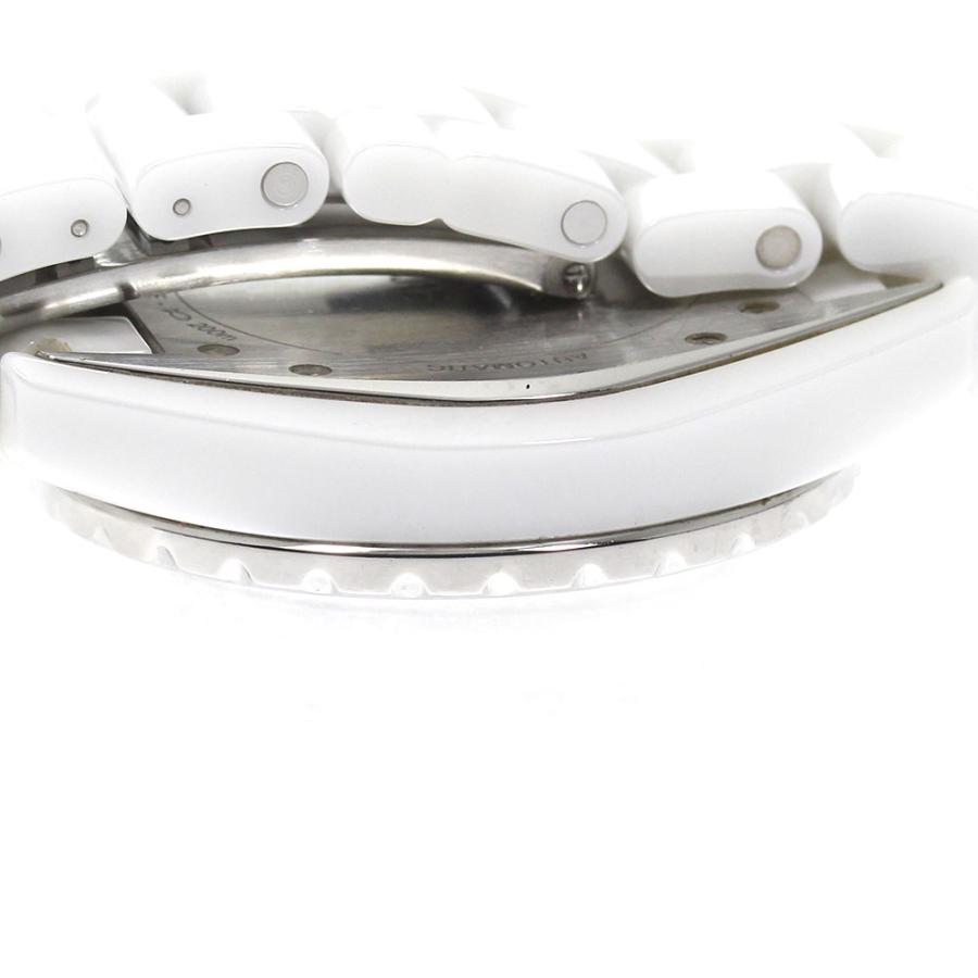 CHANEL（シャネル） CHANEL H1759 J12 38mm 白セラミック センターダイヤ 自動巻き メンズ 良品 保証書付き ...