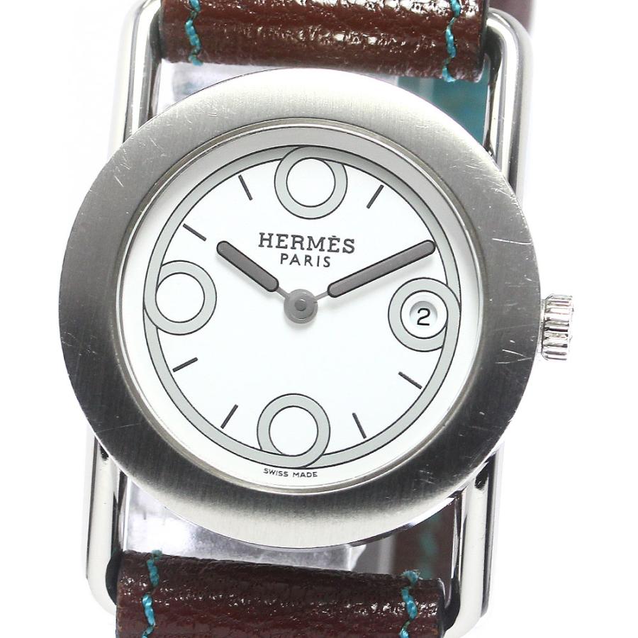 HERMES エルメス BR1.210 バレニア ロンド デイト クォーツ レディース 保証書付き_766131 : CLOSER Yahoo!ショップ - 通販 - Yahoo!ショッピング
