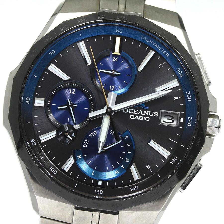 CASIO（カシオ） CASIO OCW-S5000E-1AJR オシアナス マンタ ソーラー電波 メンズ 内箱・保証書付き_766458 ...