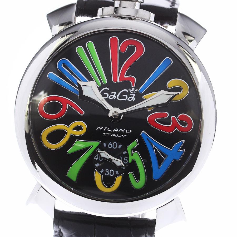 GaGa MILANO ガガミラノ マヌアーレ48 スモールセコンド 手巻き メンズ _766617 : CLOSER Yahoo!ショップ - 通販 - Yahoo!ショッピング