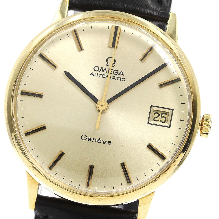 OMEGA オメガ 162.030 ジュネーブ K18YG Cal.1481 自動巻き メンズ _767004 : CLOSER Yahoo!ショップ - 通販 - Yahoo!ショッピング