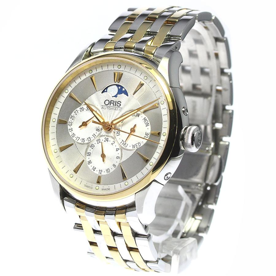 ORIS オリス 7592 アートリエ コンプリケーション ムーンフェイズ 自動巻き メンズ 良品 箱・保証書付き_767401 ...
