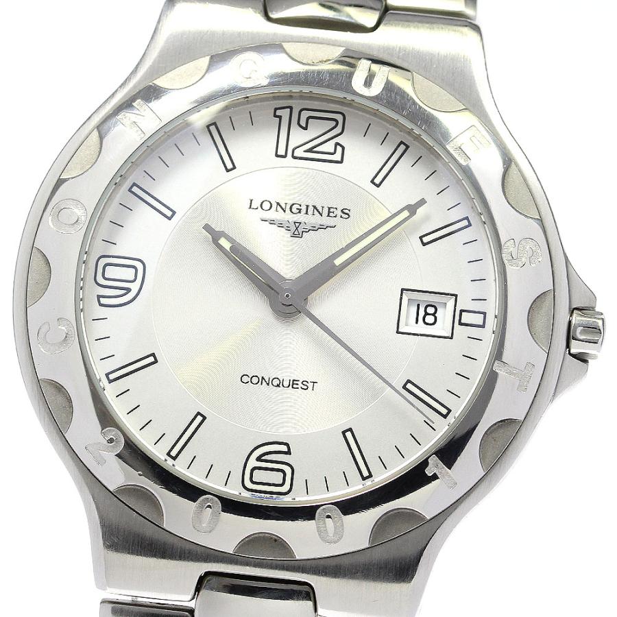 ロンジン LONGINES L1.640.4 コンクエスト デイト クォーツ メンズ _767555 : 767555 : CLOSER Yahoo!ショップ - 通販 - Yahoo!ショッピング