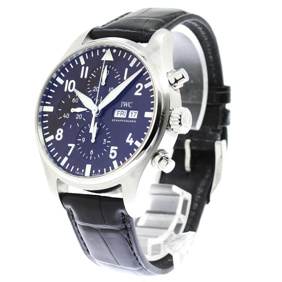 IWC SCHAFFHAUSEN IW377713 パイロットウォッチ アントワーヌ ド サンテグジュペリ クロノグラフ 自動巻き メンズ ...