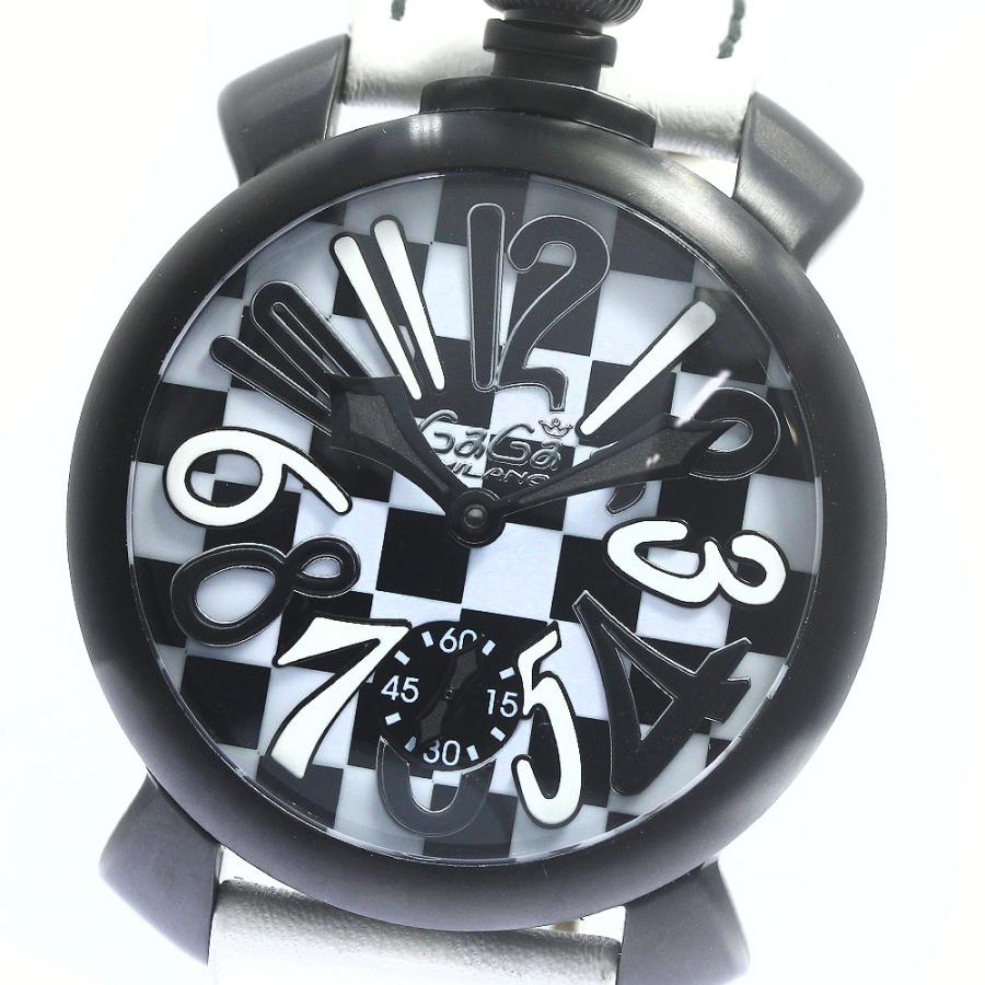 GaGa MILANO ガガミラノ 5012.LECH1 マヌアーレ 48 限定モデル 手巻き メンズ _767798 : CLOSER ...