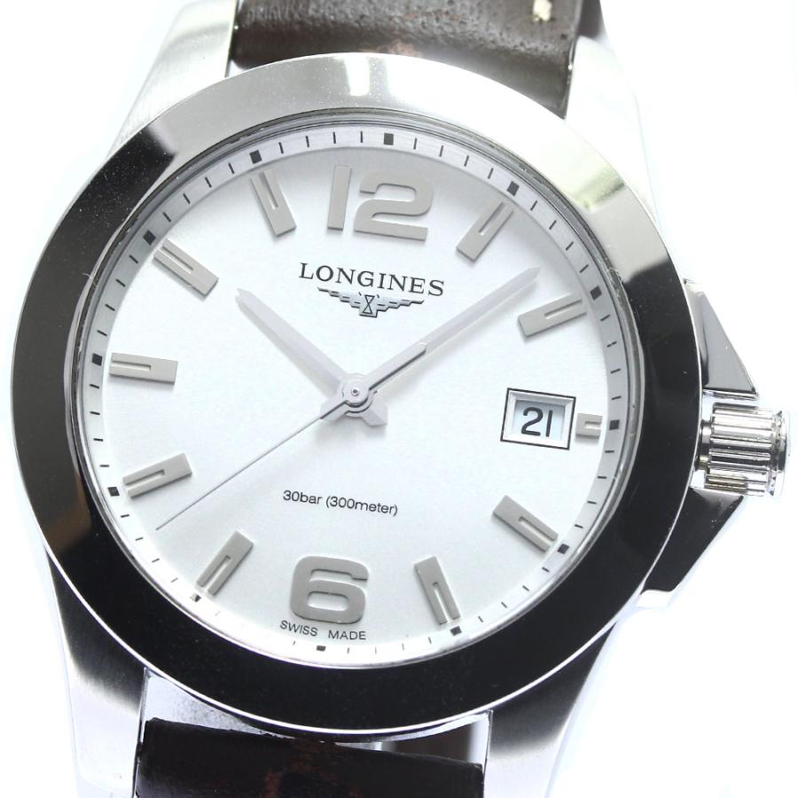 LONGINES ロンジン L3.377.4 コンクエスト デイト クォーツ ボーイズ 美品 _767815 : CLOSER Yahoo!ショップ - 通販 - Yahoo!ショッピング