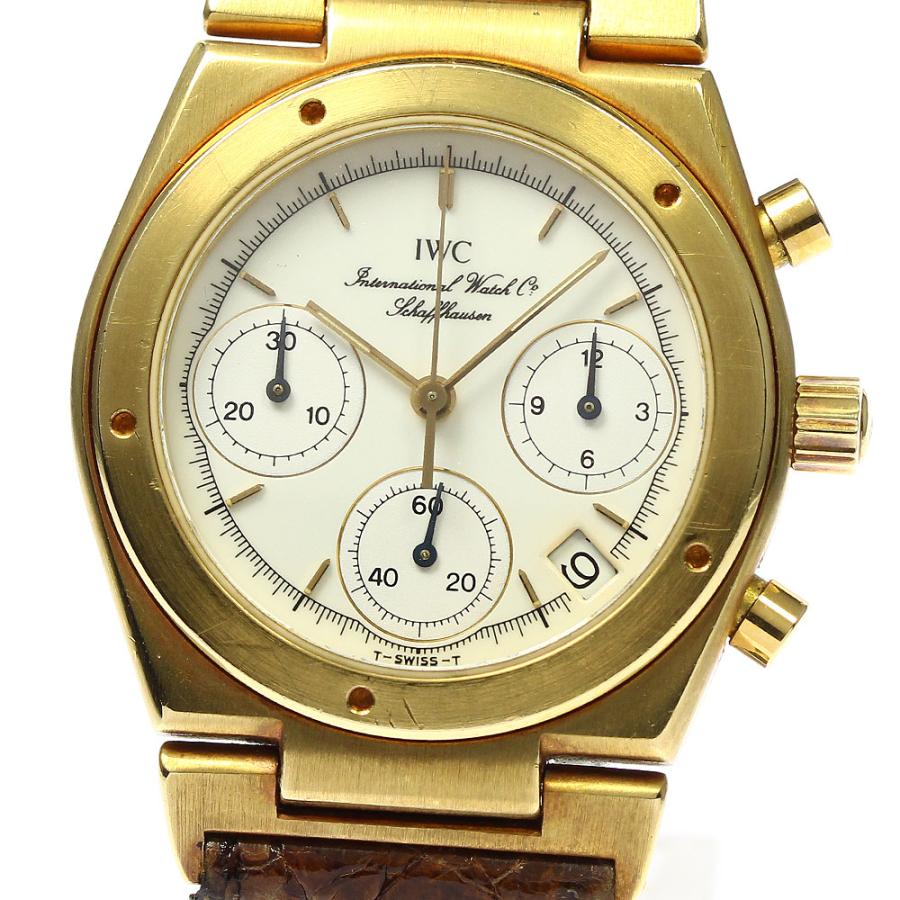 IWC SCHAFFHAUSEN IW351816 インヂュニア K18YG デイト クォーツ ボーイズ _768098 : CLOSER ...