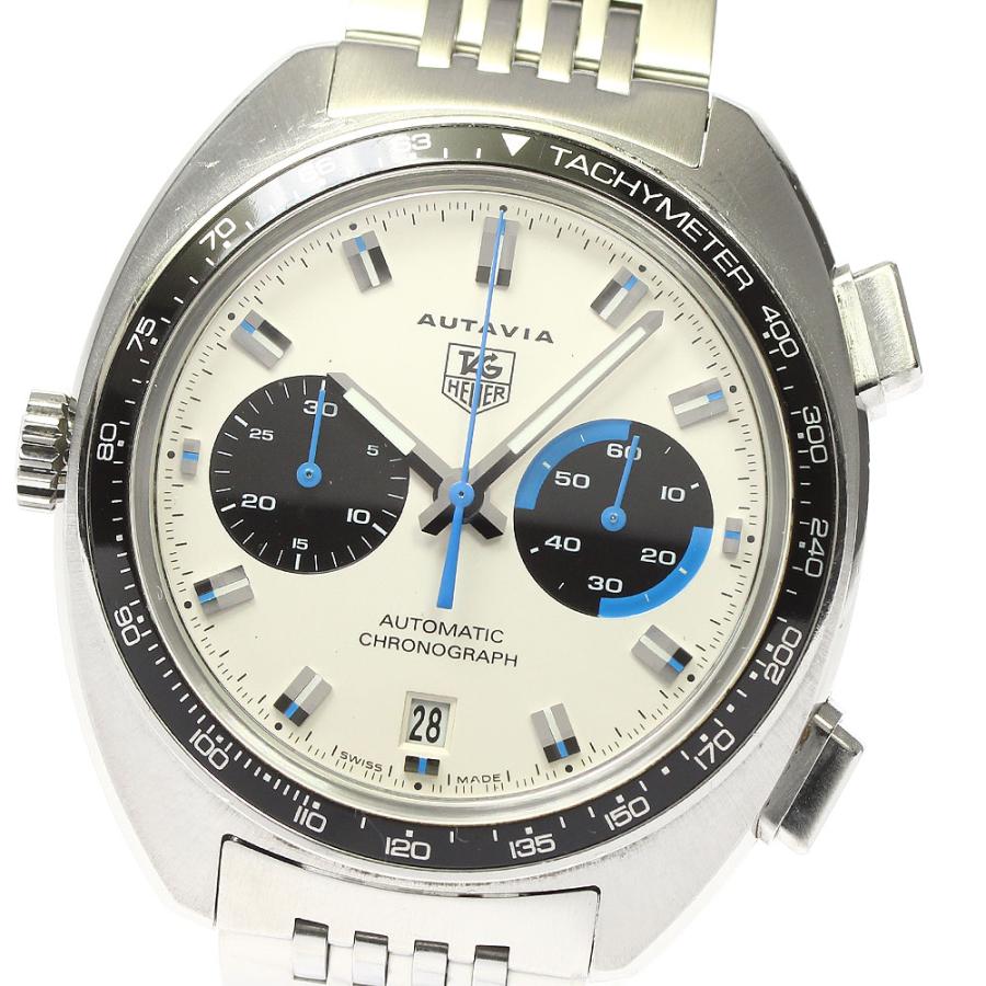 TAG HEUER タグホイヤー CY2110.BA0775 オータヴィア クロノグラフ 自動巻き メンズ 保証書付き_768350 ...