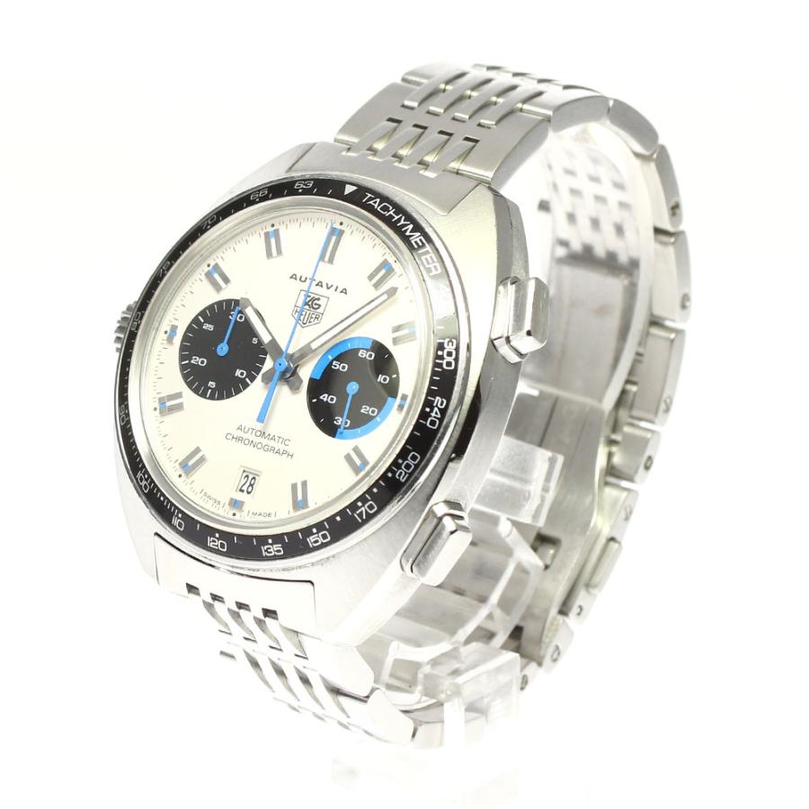 TAG HEUER タグホイヤー CY2110.BA0775 オータヴィア クロノグラフ 自動巻き メンズ 保証書付き_768350 ...