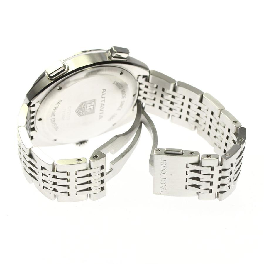 TAG HEUER タグホイヤー CY2110.BA0775 オータヴィア クロノグラフ 自動巻き メンズ 保証書付き_768350 ...