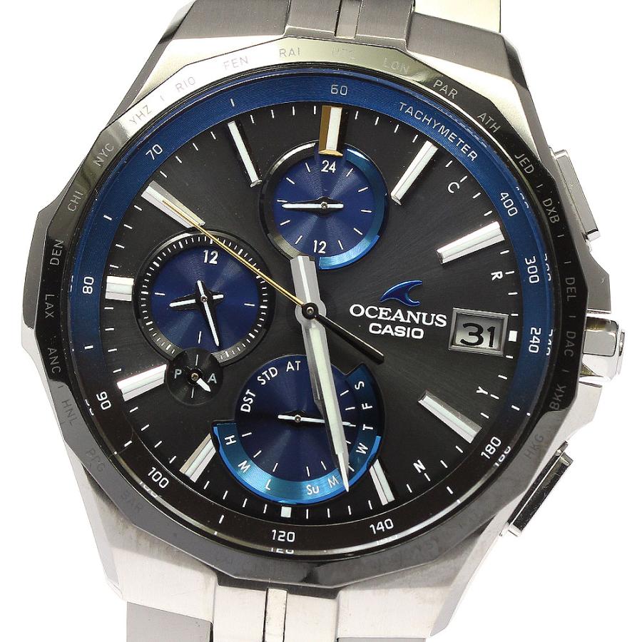 CASIO（カシオ） CASIO OCW-S5000E-1AJF オシアナス マンタ ソーラー電波 メンズ _769215 : CLOSER ...