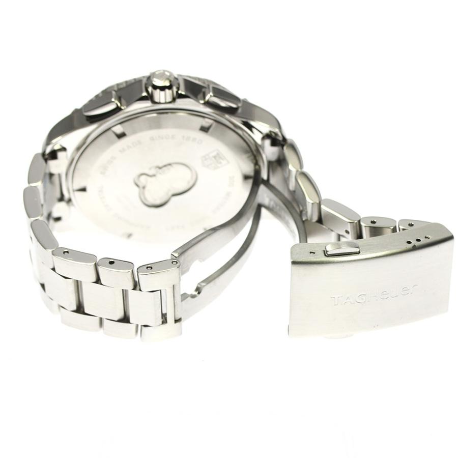 TAG HEUER タグホイヤー CAN1010 アクアレーサー クロノグラフ ビッグデイト クォーツ メンズ 良品 箱・保証書付き ...