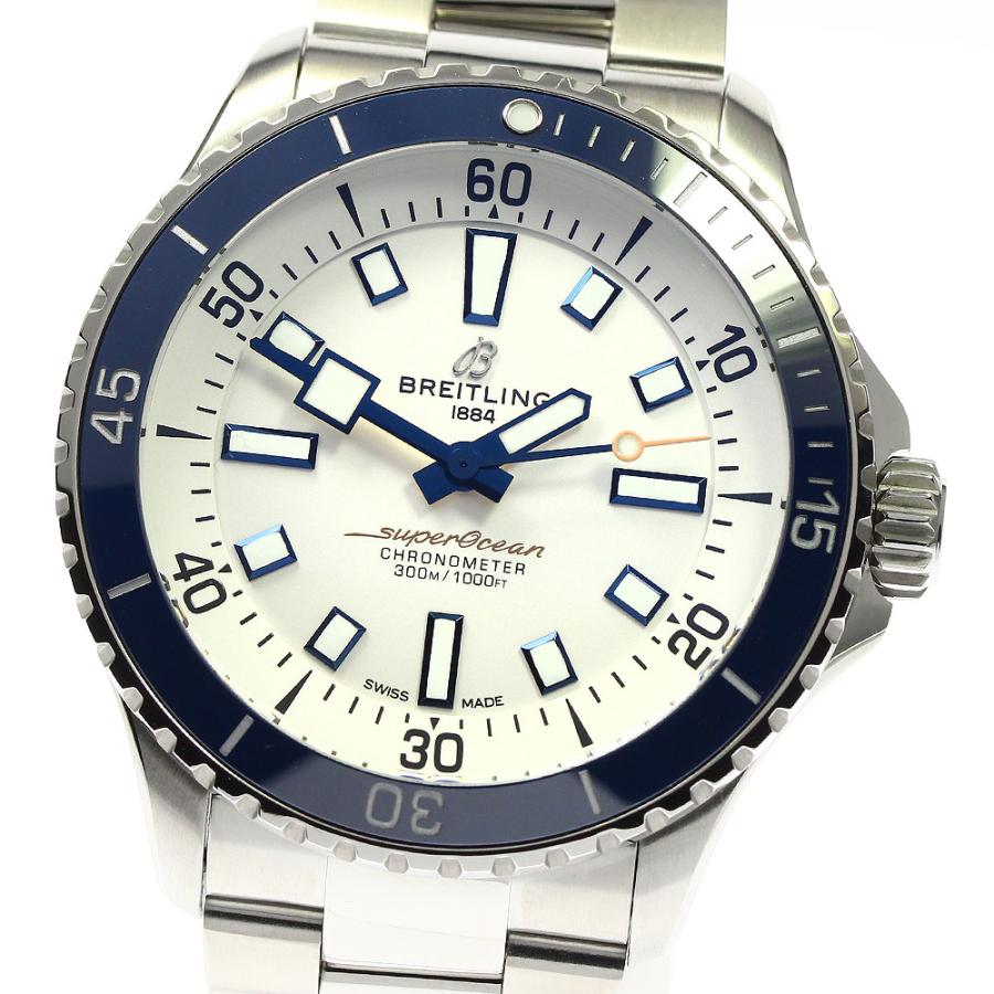 ブライトリング BREITLING A17375 スーパーオーシャン 42 自動巻き メンズ 美品 内箱・保証書付き_769839 ...