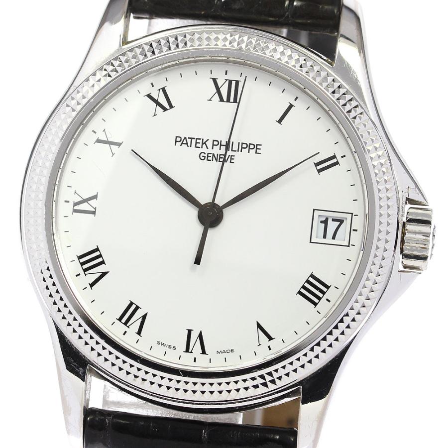 パテックフィリップ PATEK PHILIPPE カラトラバ K18WG 自動巻き メンズ _770218 : 770218 : CLOSER Yahoo!ショップ - 通販 - Yahoo ...