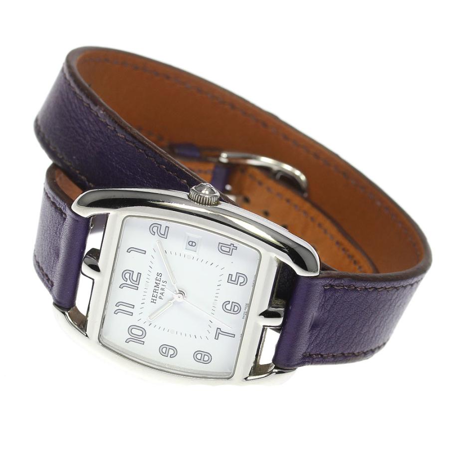 エルメス HERMES CT1.710 ケープコッド トノー ドゥブルトゥール クォーツ メンズ _770586 : 770586 ...