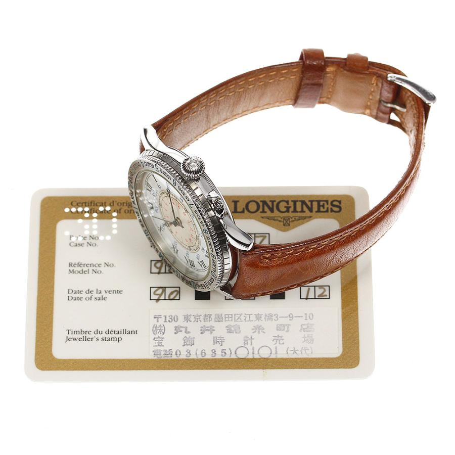 LONGINES（ロンジン） 訳あり LONGINES 989.5215 リンドバーグ アワーアングル Cal.L989.2 自動巻き メンズ ...