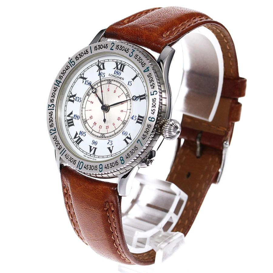 LONGINES（ロンジン） 訳あり LONGINES 989.5215 リンドバーグ アワーアングル Cal.L989.2 自動巻き メンズ ...