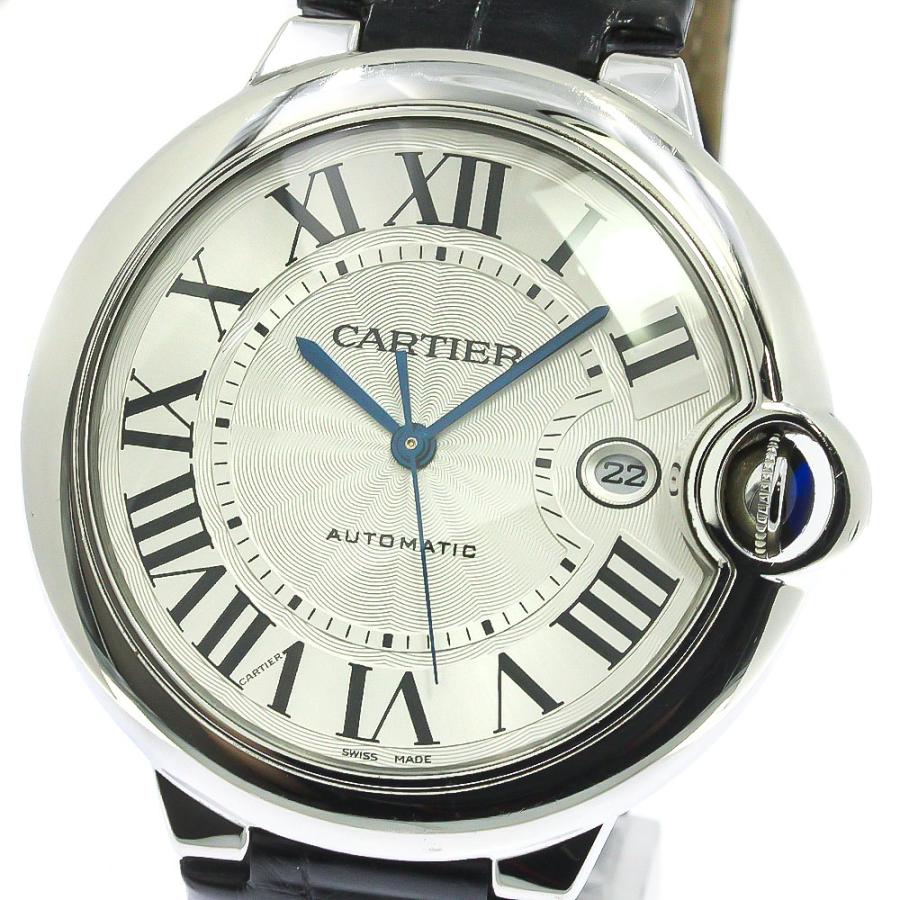 Cartier（カルティエ） CARTIER W69016Z4 バロンブルー 42mm デイト 自動巻き メンズ 美品 _771188 ...