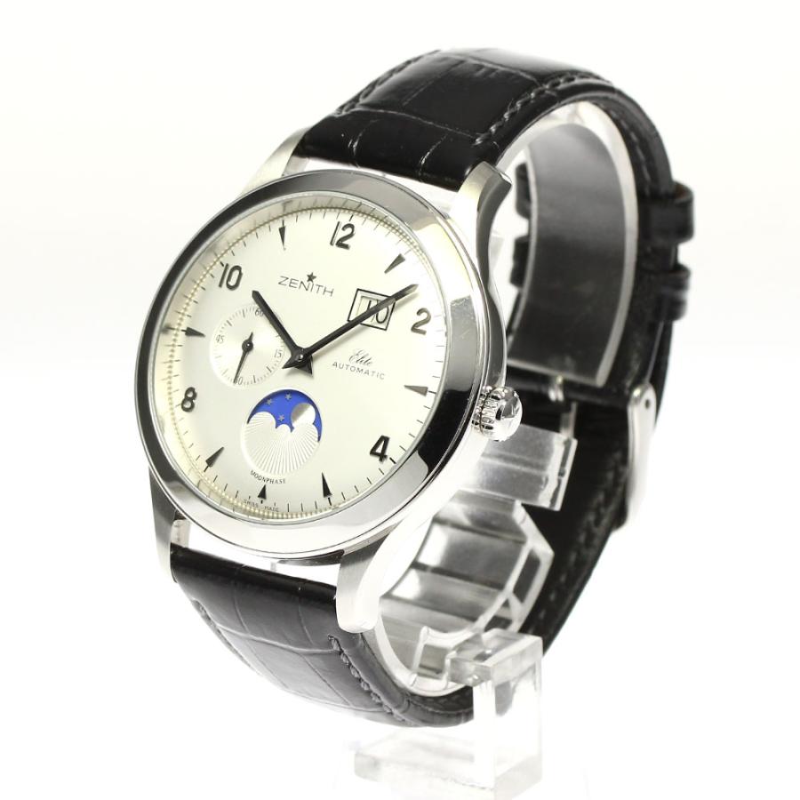 ZENITH（時計） ゼニス ZENITH 03/16.1125.691 クラス エリート ムーンフェイズ グランデイト 自動巻き メンズ 良品 _771189 : CLOSER Yahoo ...