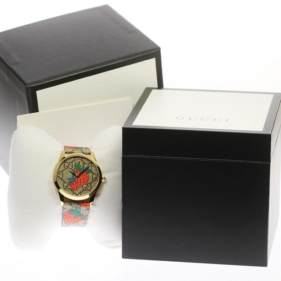 GUCCI グッチ 126.4/YA1264133 Gタイムレス クォーツ レディース 良品 箱・保証書付き_771334 : CLOSER ...