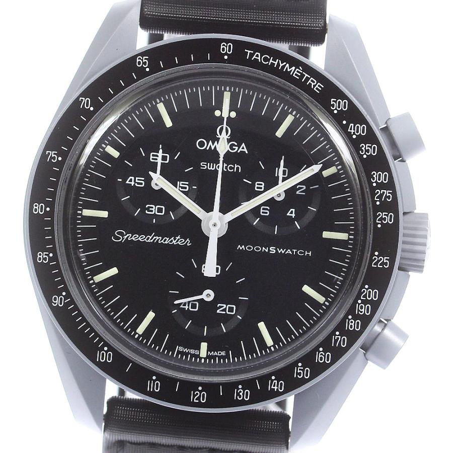 Swatch スウォッチ SO33M100 OMEGA×Swatch MISSION TO THE MOON クォーツ メンズ 良品 内箱 ...