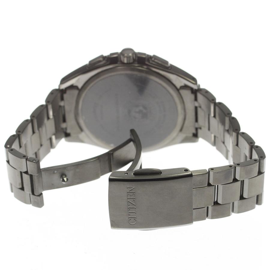 CITIZEN シチズン H804-T019731/AT8044-56E アテッサ エコドライブ デイト ソーラー電波 メンズ 美品 箱・保証 ...