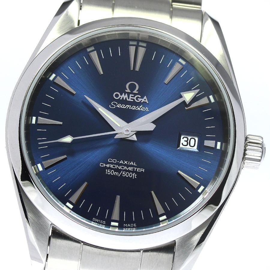 OMEGA オメガ 2503.80 シーマスター アクアテラ デイト 自動巻き メンズ 美品 _771651 : CLOSER Yahoo ...