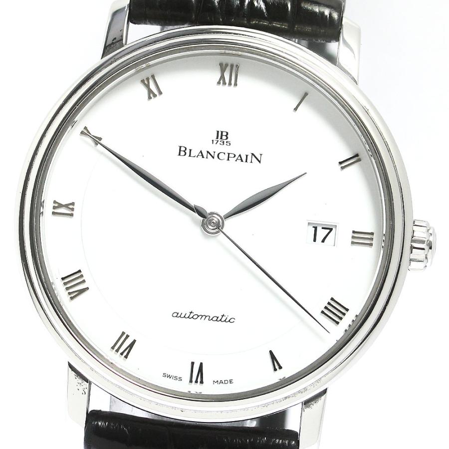 BLANCPAIN ブランパン Blancpain Ref.6223-1127-55A ヴィルレ ウルトラスリム デイト 自動巻き メンズ 保証書付き_772634【ev20 ...