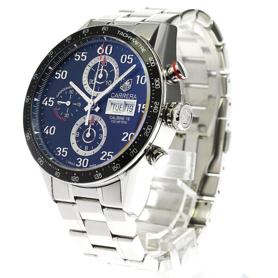 TAG HEUER（タグ・ホイヤー） TAG HEUER CV2A10.BA0796 カレラ クロノグラフ デイデイト 自動巻き メンズ 良品 ...