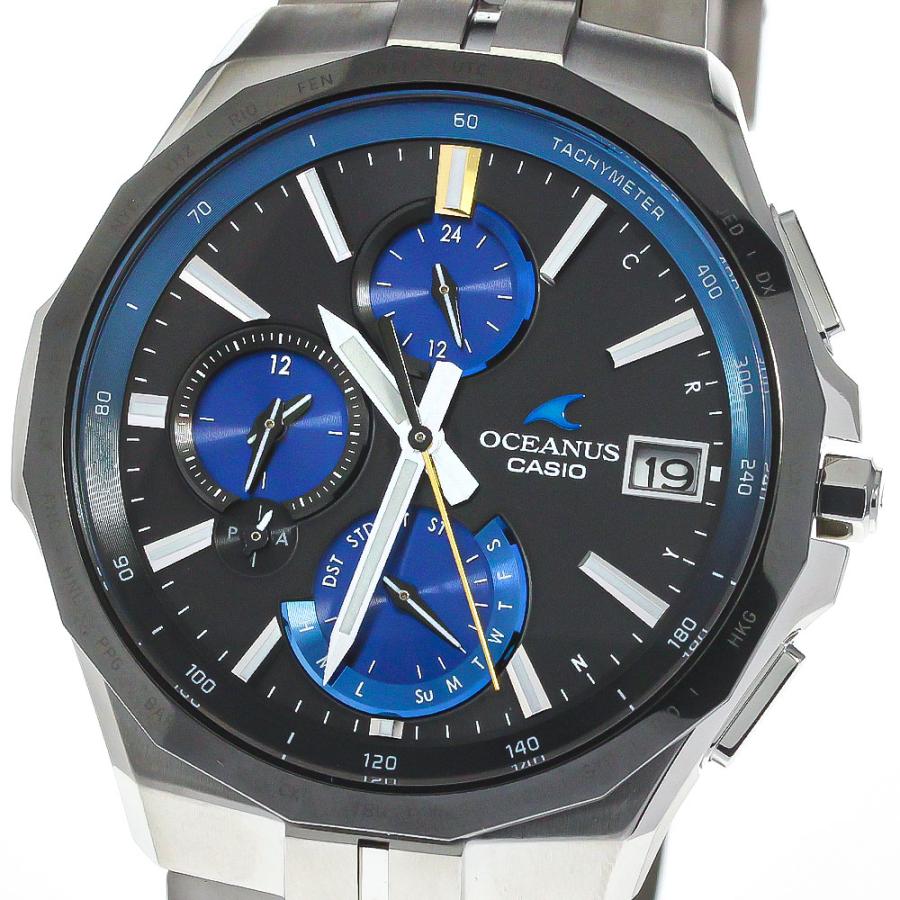 CASIO カシオ OCW-S5000E-1AJF オシアナス マンタ ソーラー電波 メンズ 極美品 箱・保証書付き_773748 ...