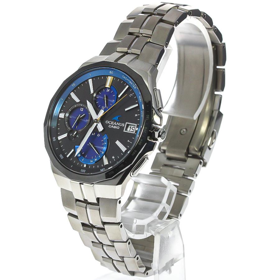 CASIO カシオ OCW-S5000E-1AJF オシアナス マンタ ソーラー電波 メンズ 極美品 箱・保証書付き_773748 ...