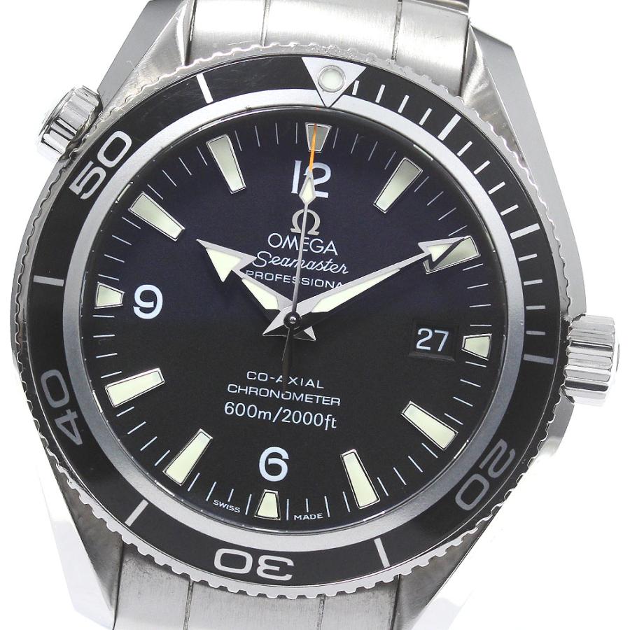 OMEGA オメガ 2201.50 シーマスター600 プラネットオーシャン デイト 自動巻き メンズ 保証書付き_774145 ...