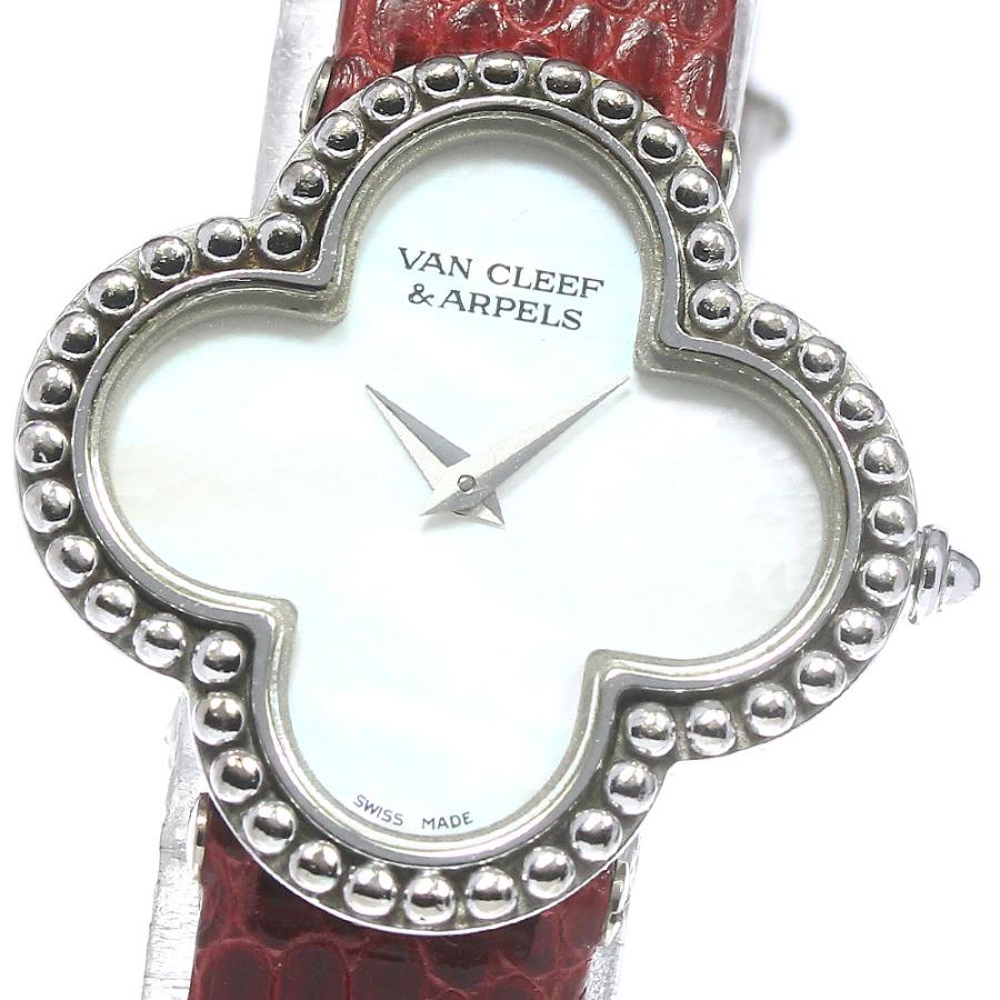 Van Cleef ＆ Arpels ヴァンクリーフ＆アーペル & アルハンブラ K18WG クォーツ レディース _774241 : CLOSER Yahoo!ショップ - 通販 ...