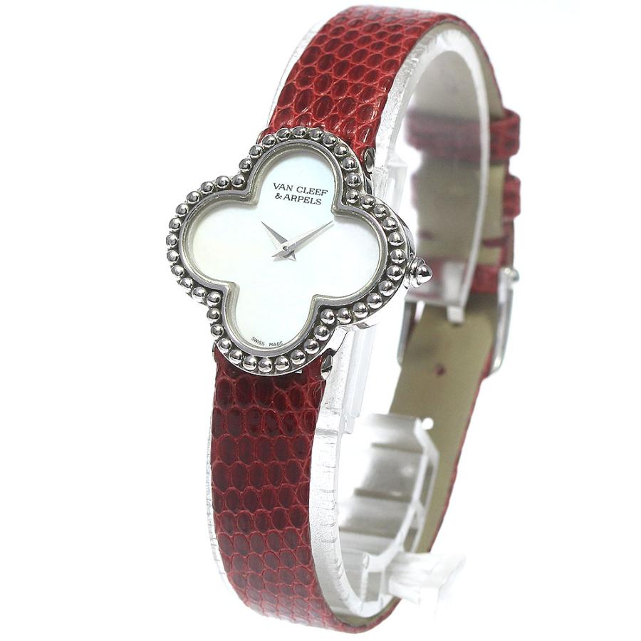 Van Cleef ＆ Arpels ヴァンクリーフ＆アーペル & アルハンブラ K18WG クォーツ レディース _774241 : CLOSER Yahoo!ショップ - 通販 ...