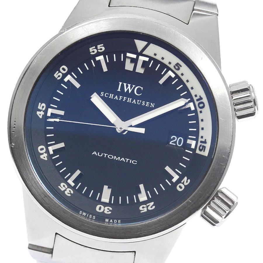 IWC SCHAFFHAUSEN IW354801 アクアタイマー デイト 自動巻き メンズ _774539 : CLOSER Yahoo!ショップ - 通販 - Yahoo!ショッピング