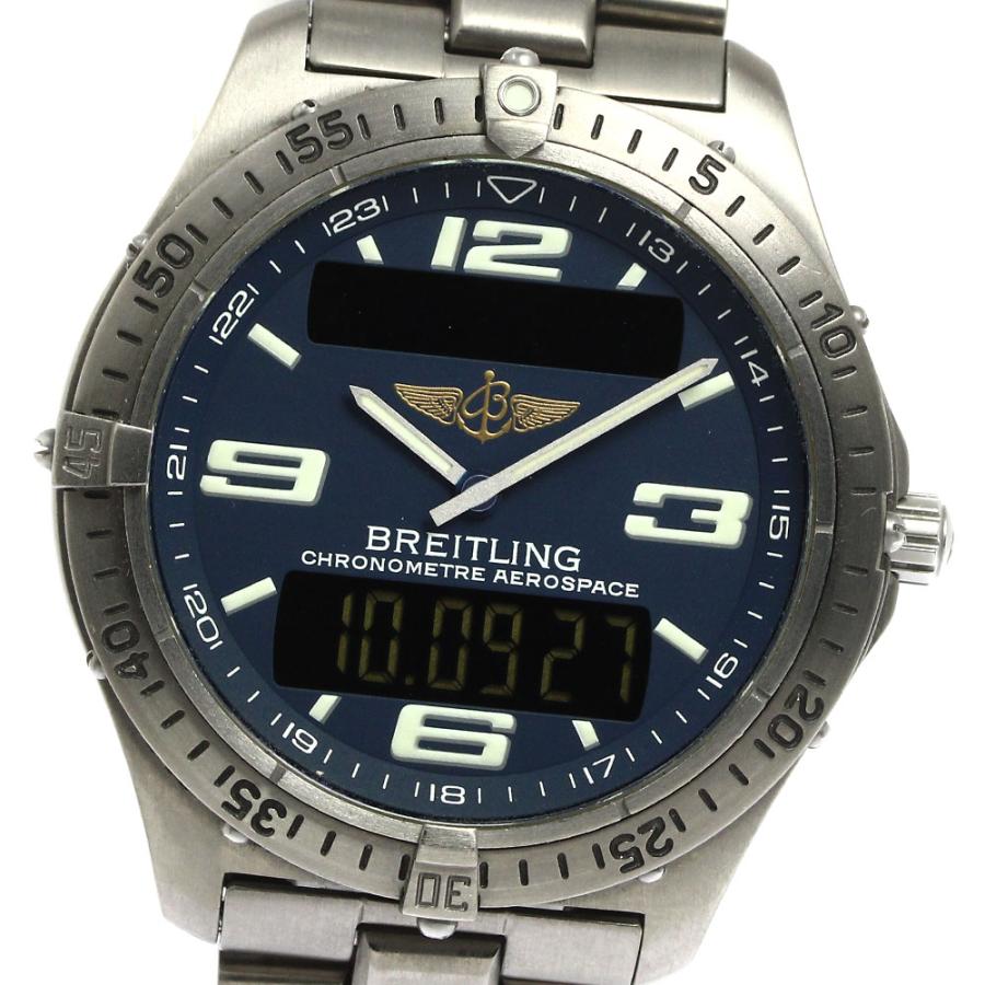 ブライトリング BREITLING E75362 エアロスペース クォーツ メンズ 美品 保証書付き_775397 : CLOSER Yahoo!ショップ - 通販 - Yahoo!ショッピング