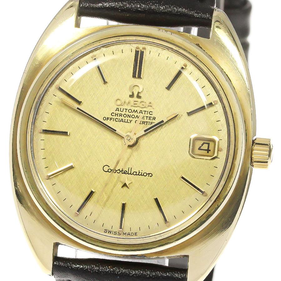 OMEGA オメガ 168.017 コンステレーション Cal.564 デイト 自動巻き メンズ _775452 : CLOSER Yahoo ...