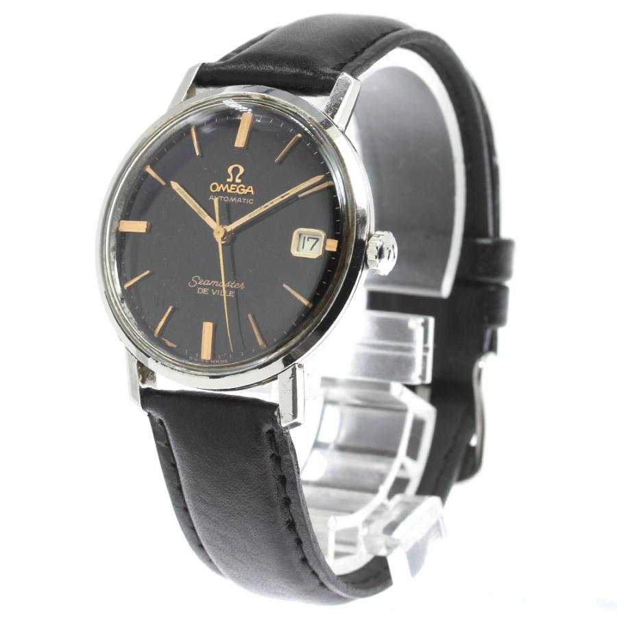 OMEGA オメガ シーマスターデビル デイト ブラック文字盤 自動巻き メンズ _776363 : CLOSER Yahoo!ショップ ...