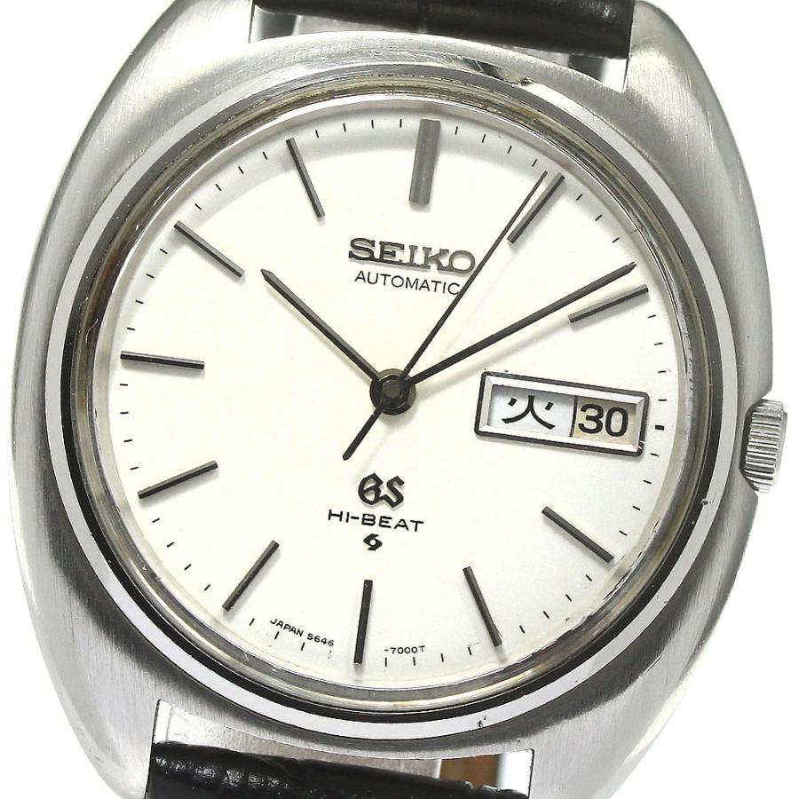 SEIKO セイコー 5646-7000 グランドセイコー デイデイト 自動巻き メンズ _776364 : CLOSER Yahoo ...