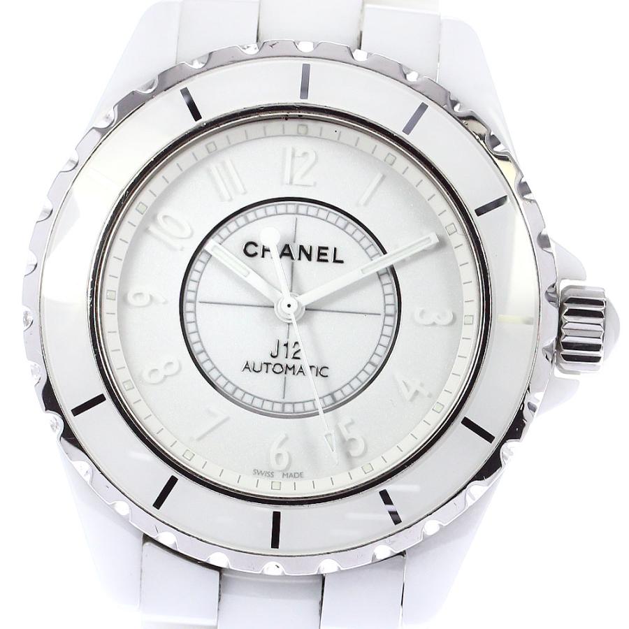 CHANEL シャネル H3443 J12 ホワイトファントム 自動巻き メンズ 保証書付き_776491 : CLOSER Yahoo ...