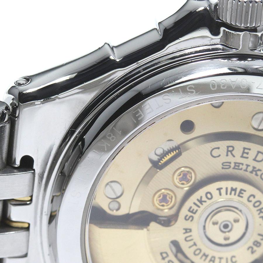 セイコー SEIKO 4S77-0A30/GCBG996 クレドール パシフィーク レトログラード 自動巻き メンズ 良品 _776533 : ...