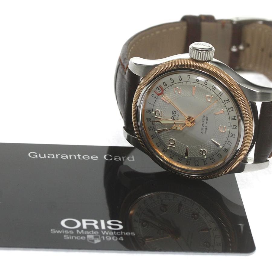 ORIS オリス 7551 ポインターデイト ビッグクラウン 自動巻き メンズ 保証書付き_776903 : CLOSER Yahoo!ショップ - 通販 - Yahoo!ショッピング